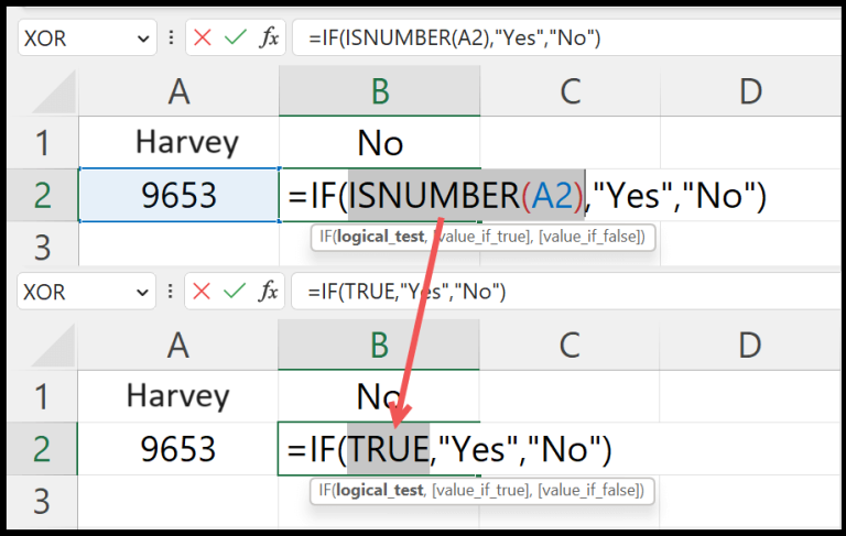 Vérifier Si Une Valeur De Cellule Est Un Nombre Dans Excel